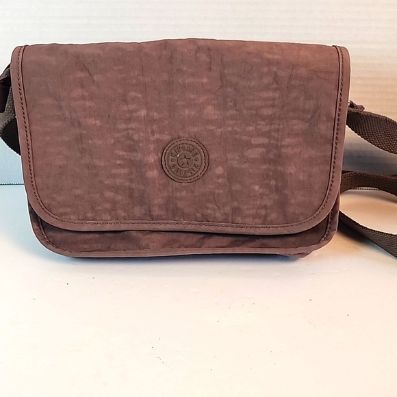 Kipling | Bags | Kipling Light Brown Crossbody Expandable Bag | Poshmark